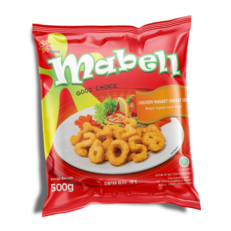 Mabell Chicken Nugget Cheese Angka 500 Gram